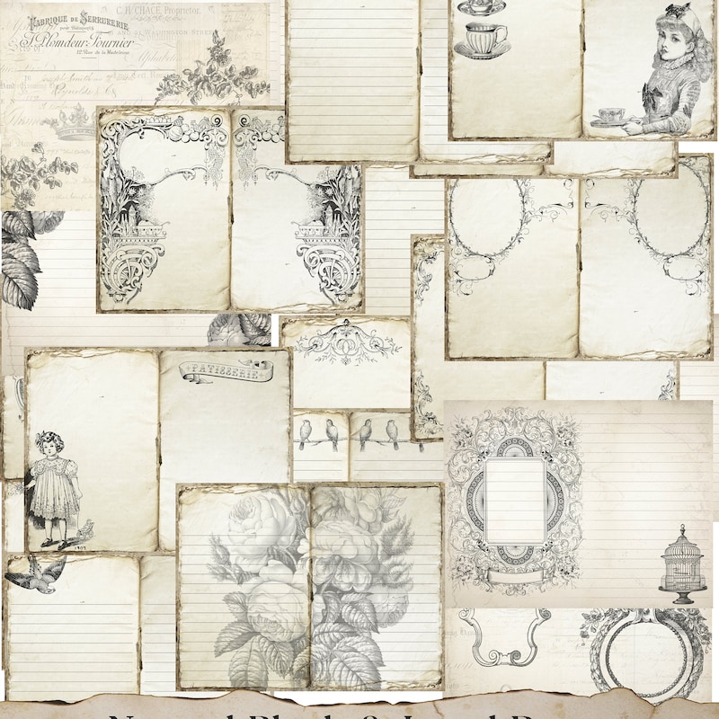 Loose Lined Journal Paper - Etsy