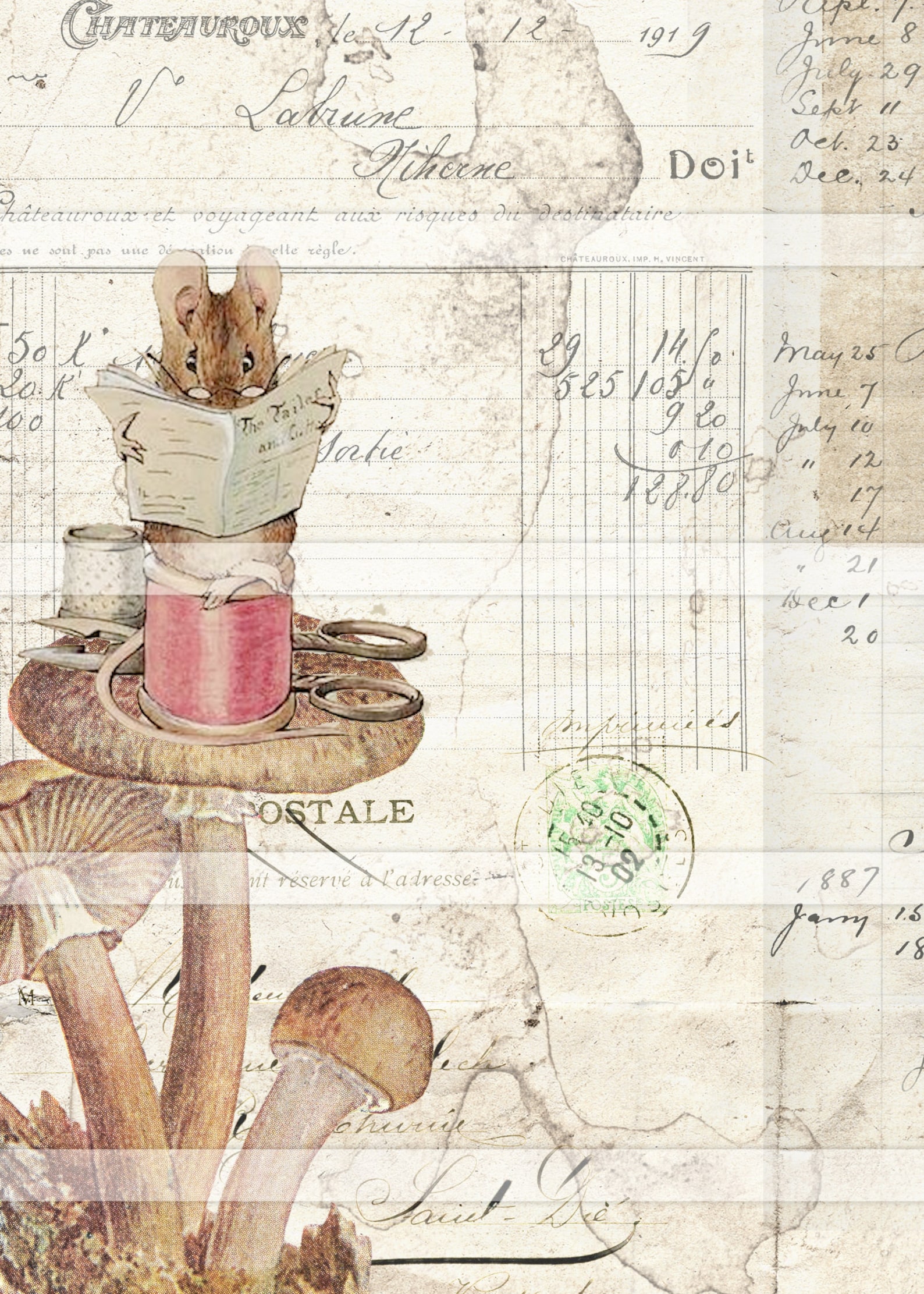 Peter Rabbit Junk Journal Kit Printable Pages Beatrix Potter - Etsy