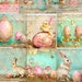 Easter Junk Journal Printable Kit, Foldable Landscape Pages, Vintage ...