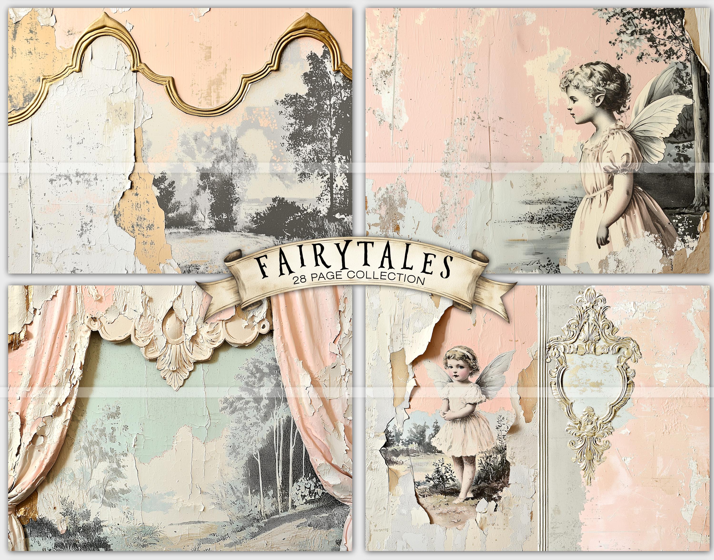 Fairytales, Printable Junk Journal Kit, Fairy Theme Journal Pages ...
