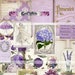 Purple Junk Journal Printable Digital Kit Lines Pages Papers - Etsy