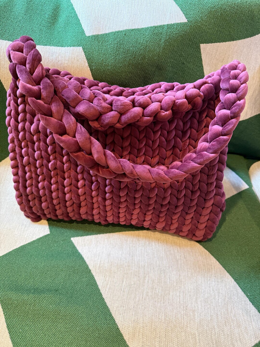Hand-crocheted Purse | Crocheted Purse | Tote Bag | Colorful Bag ...