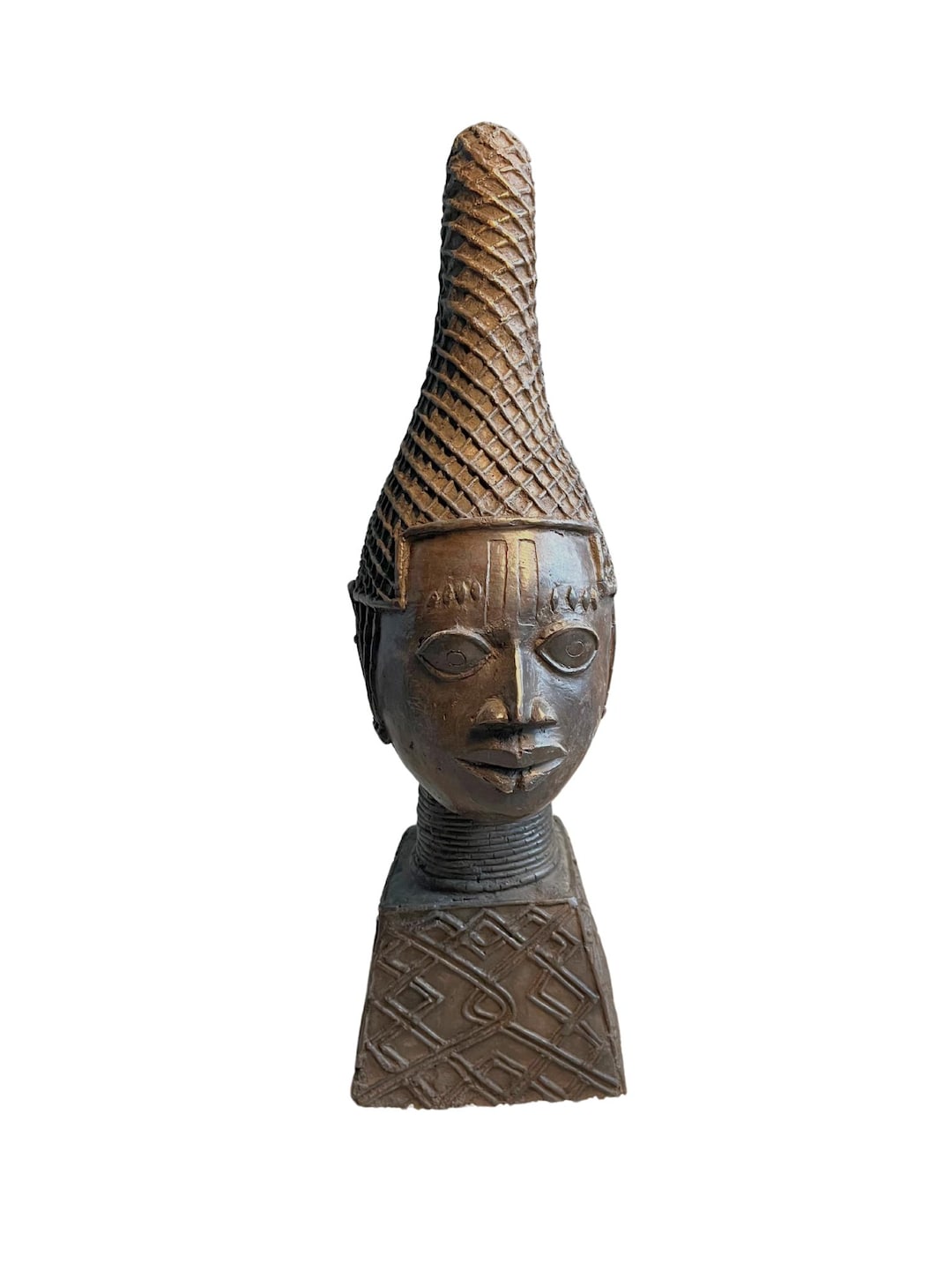 Ancient Ifè Bronze Head – Yoruba Royal Sculpture From Nigeria- Benin - Etsy
