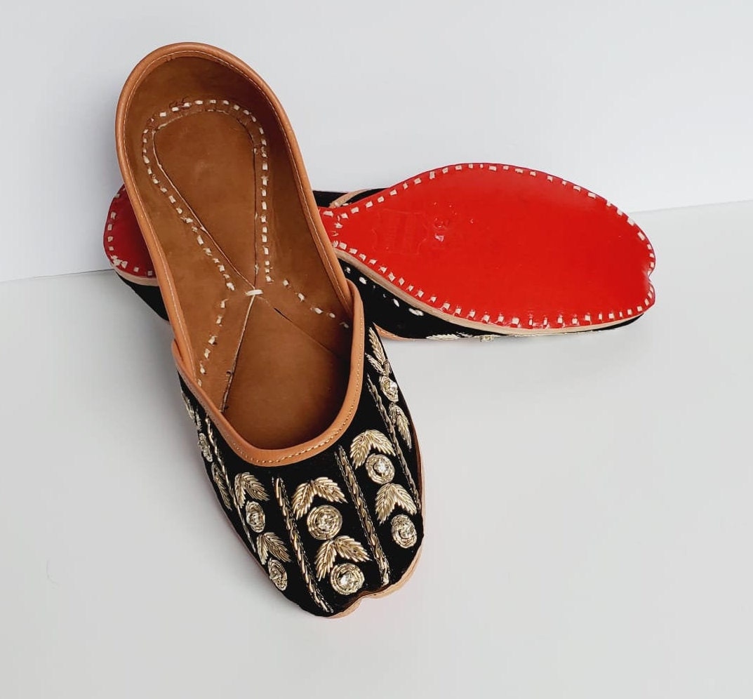 Punjabi Jutti,zardozi Embroidery Jutti,mondo,khussa - Etsy