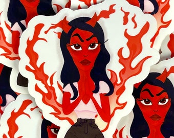 Little Devil Sticker | Etsy