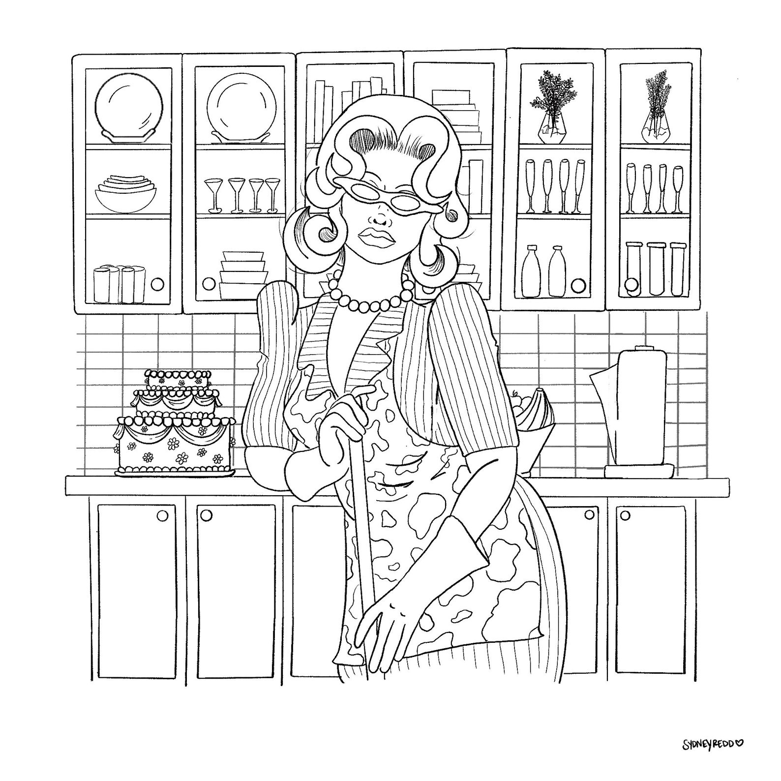 JUNO BIRCH Coloring Page - Etsy Ireland