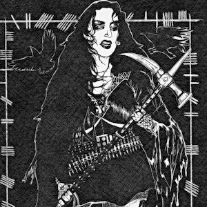 The Morrigan. Black Metal Celtic Gothic Nicola Trier | Medieval Dungeon ...