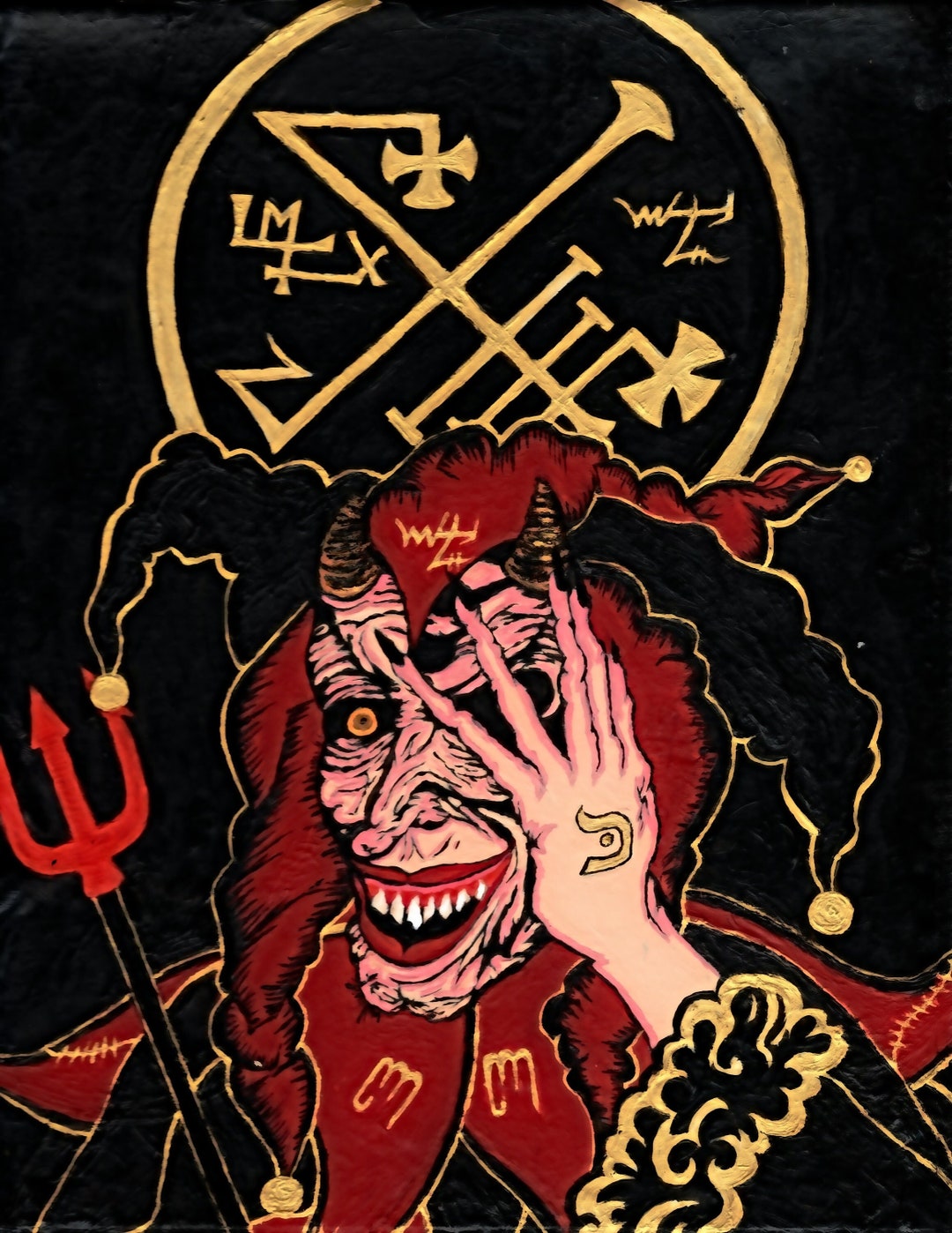Mephistopheles | Altarpiece | Painting | Art Print | Demonology ...
