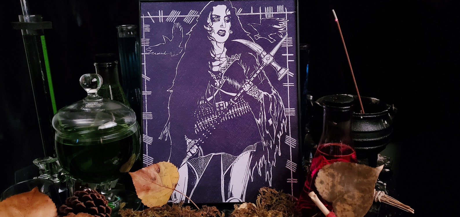 The Morrigan. Black Metal Celtic Gothic Nicola Trier | Medieval Dungeon ...