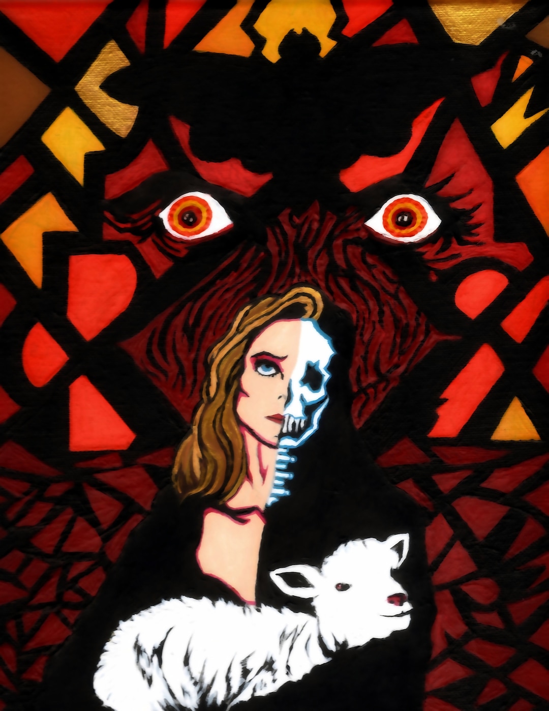 Silence of the Lambs | Jodie Foster | Horror Art Print | Painting ...