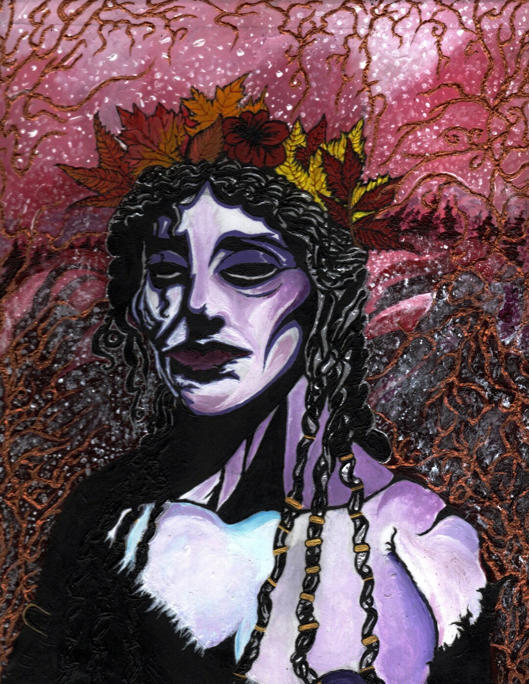 The Black Demeter | Altarpiece | Art Print| Demeter Melaina ...