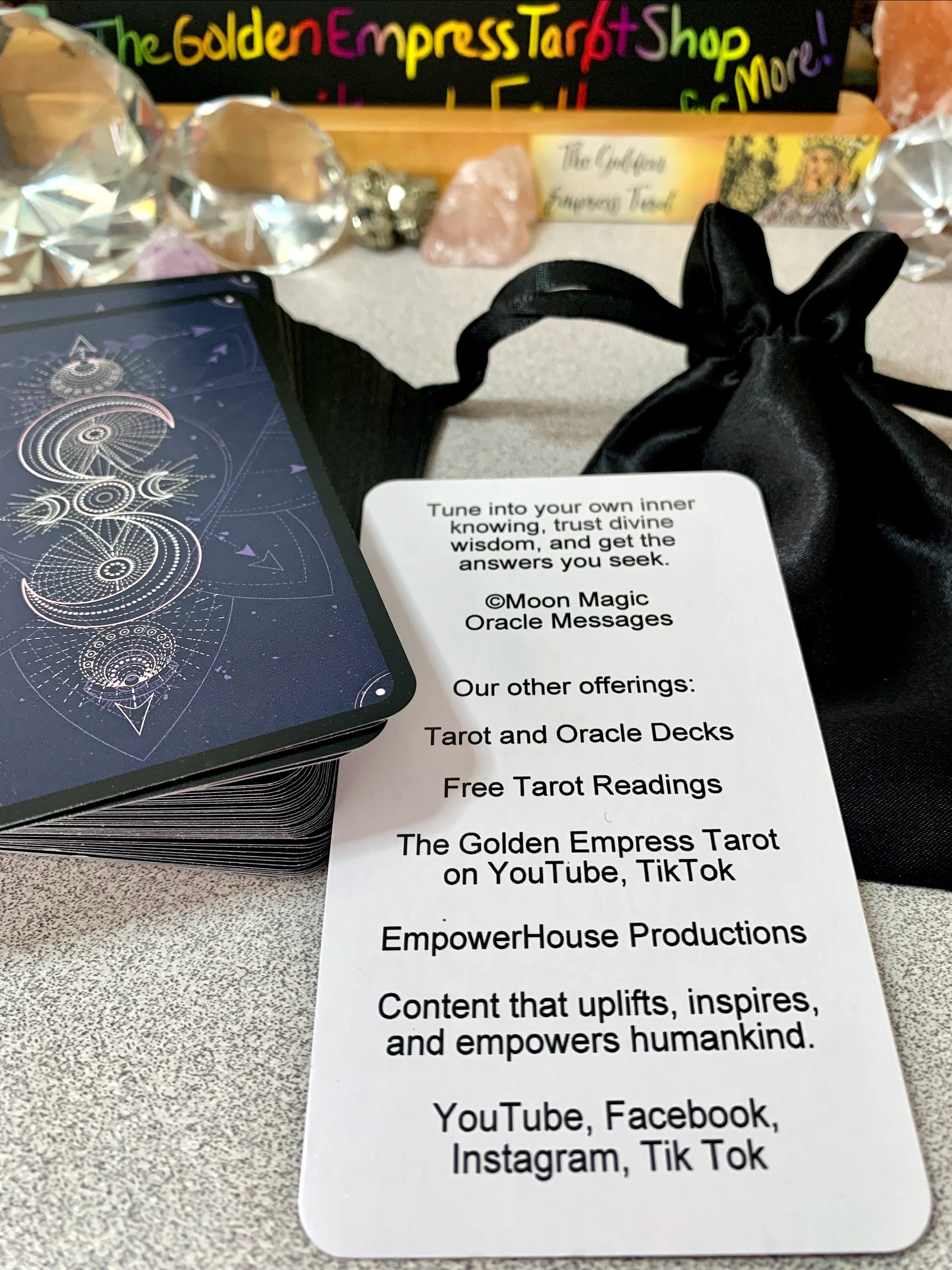 Moon Magic Oracle Messages Card Deck - Etsy