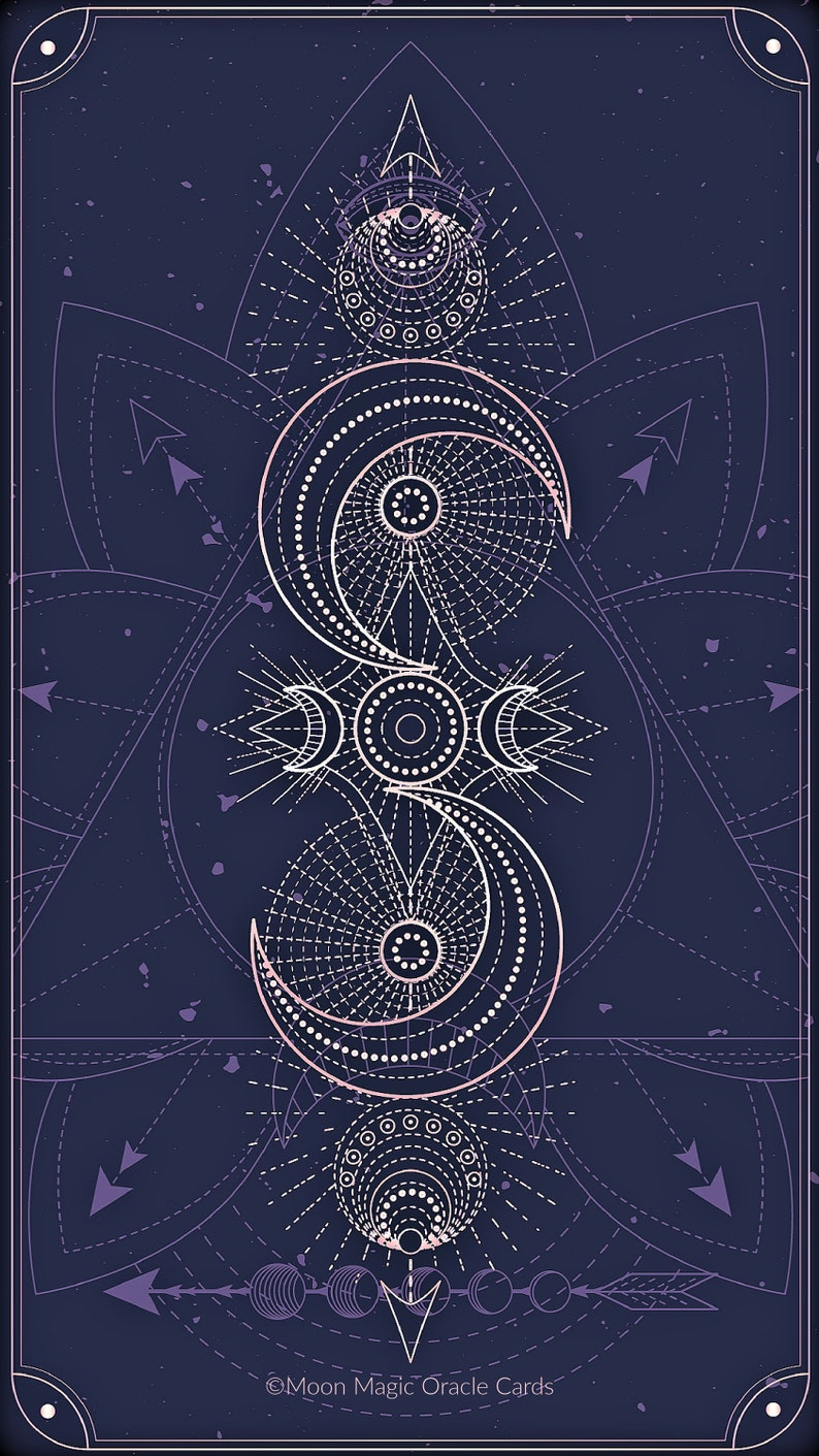 Moon Magic Oracle Messages Card Deck - Etsy