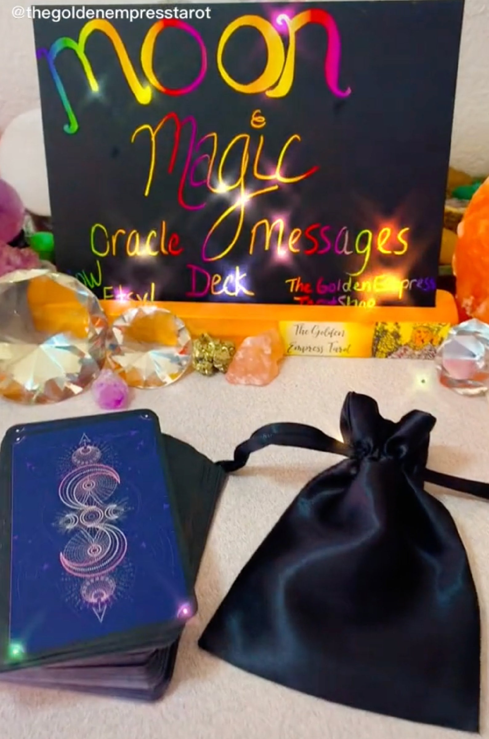 Moon Magic Oracle Messages Card Deck - Etsy