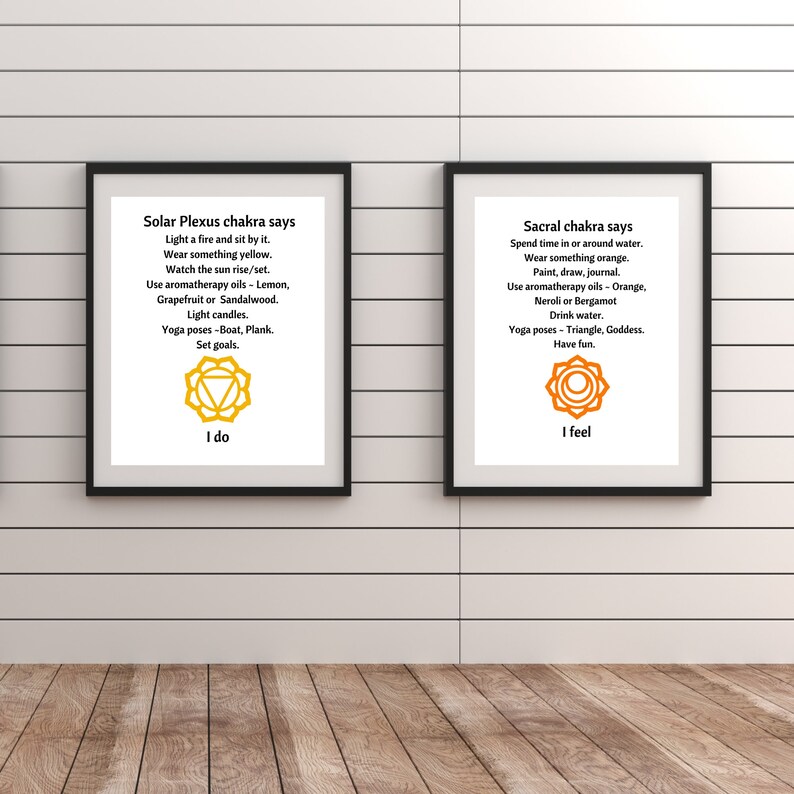 Solar Plexus Chakra Says, Digital Print, Wall Art, Printable Download ...