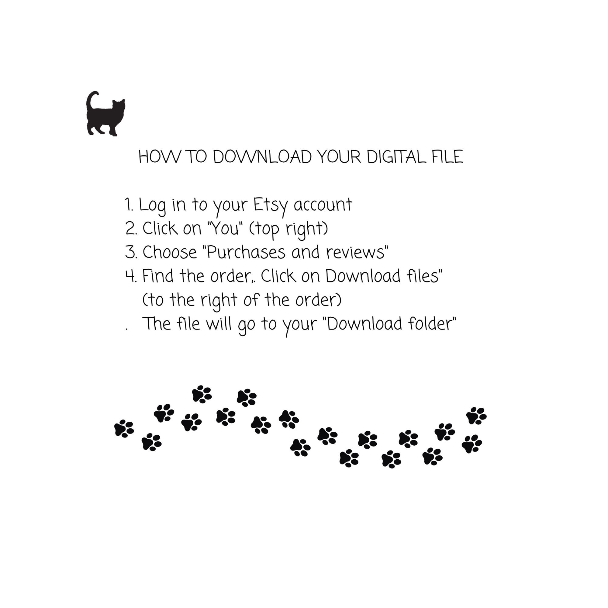 27 Cute Cat Design Affirmation Cards, Digital Download, Printable, Cat ...