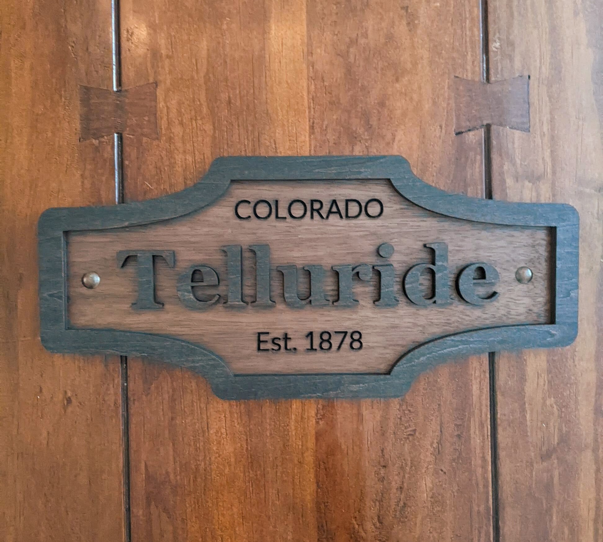 Custom City Name Sign Wood Ski Town Sign City Sign Ski Sign Ski Decor ...