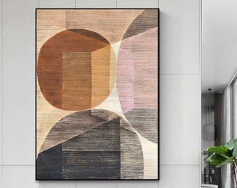 Round Canvas Art | Etsy