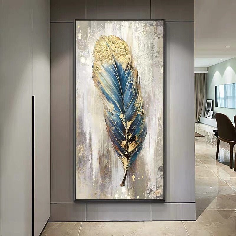 Large Feather Art - Etsy