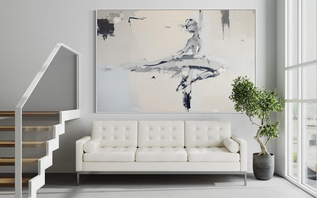 Abstract Ballet Dancer Canvas Art Personalized Dancing Girl Acrylic ...