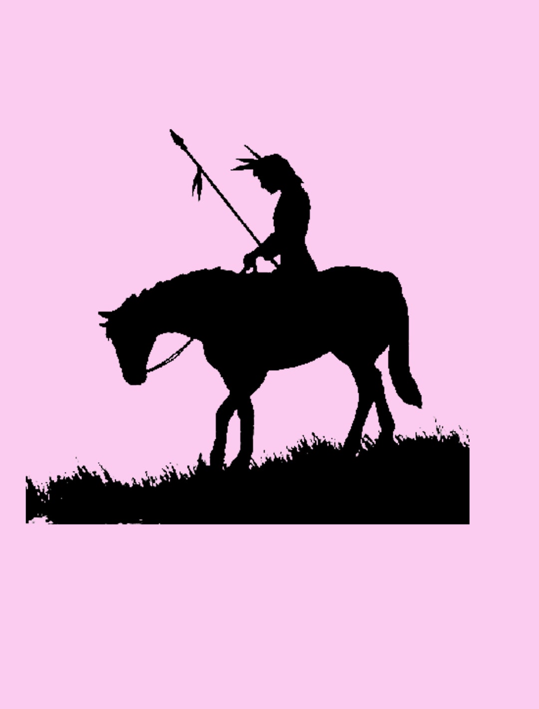 Beautiful Native American Fighter Art Decal - Etsy