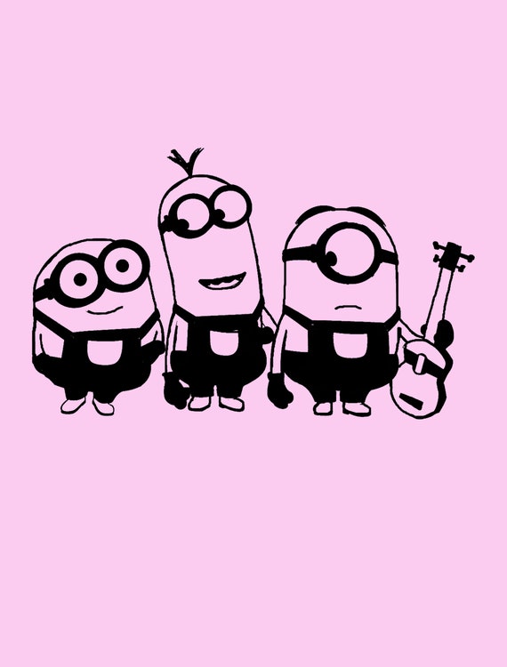 Despicable Me Fire 3 Minions Vinyl Decal | Etsy