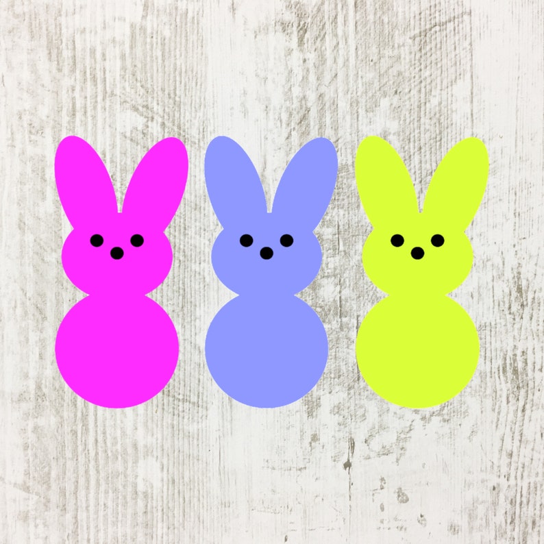 Peep SVG PNG, Peeps Easter, Easter Png, Easter Peeps Bunny, Cricut ...