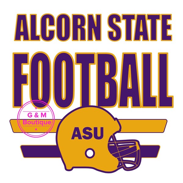 Alcorn Football Svg - Etsy