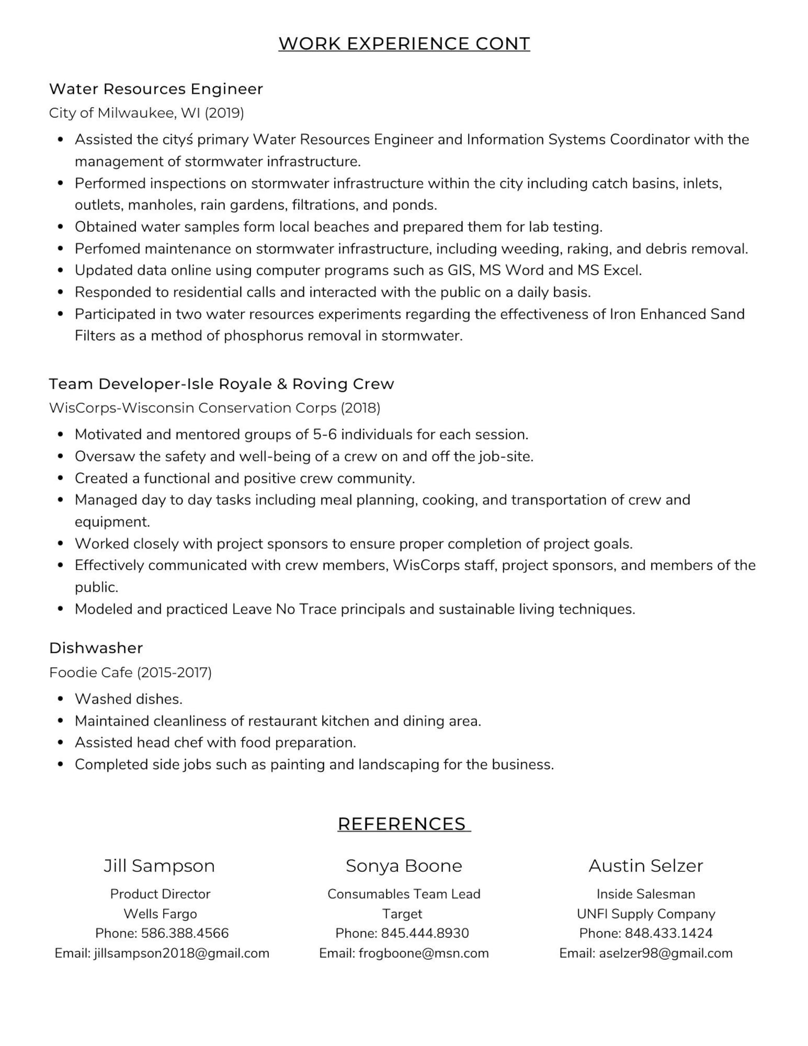 The Lena Resume Template - Etsy