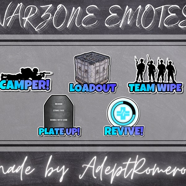 Call of duty warzone emotes - Etsy België