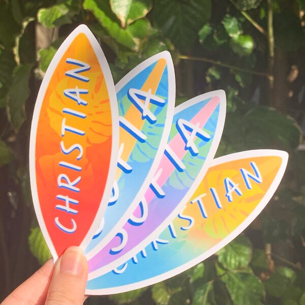 Name Tag Stickers - Etsy