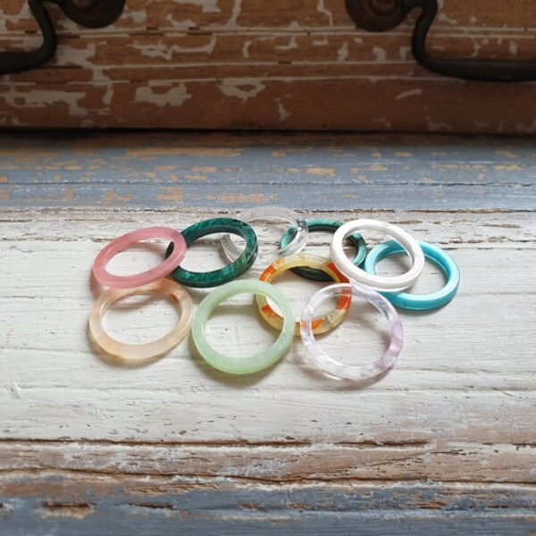 Resin Ring Thin - Etsy