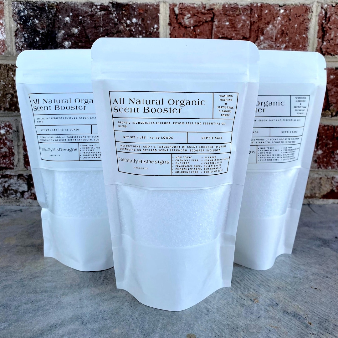 All Natural Organic Laundry Scent Booster 1 LB | Concentrated Odor ...