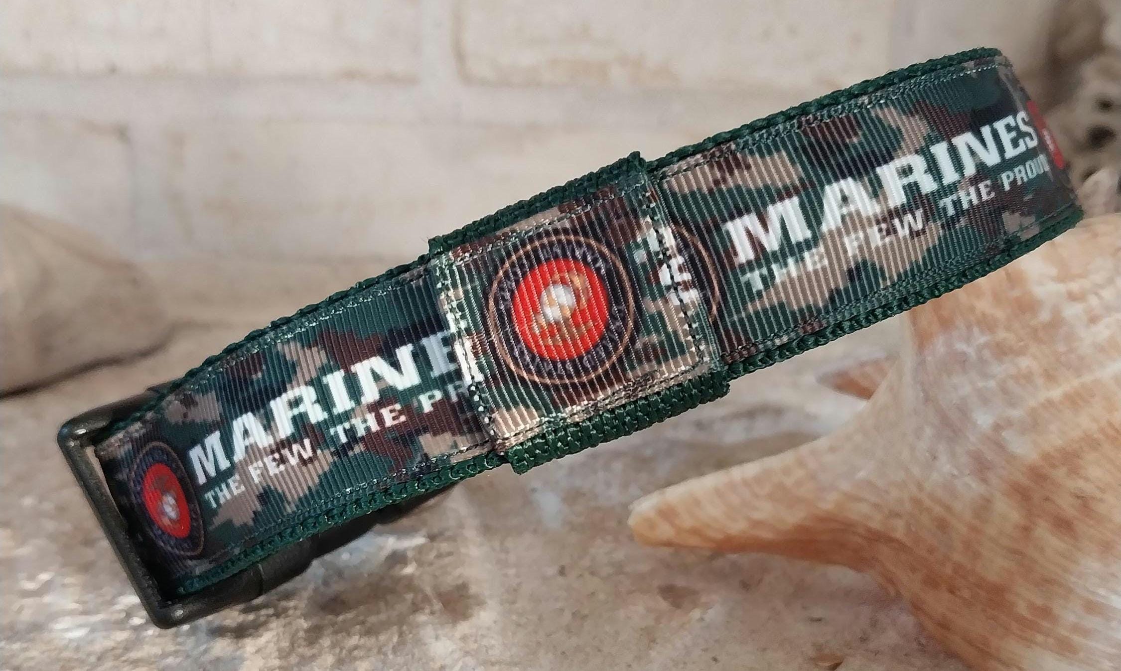 United State Marine Corps Design Pet Collars, Harnesses, Lanyards and ...