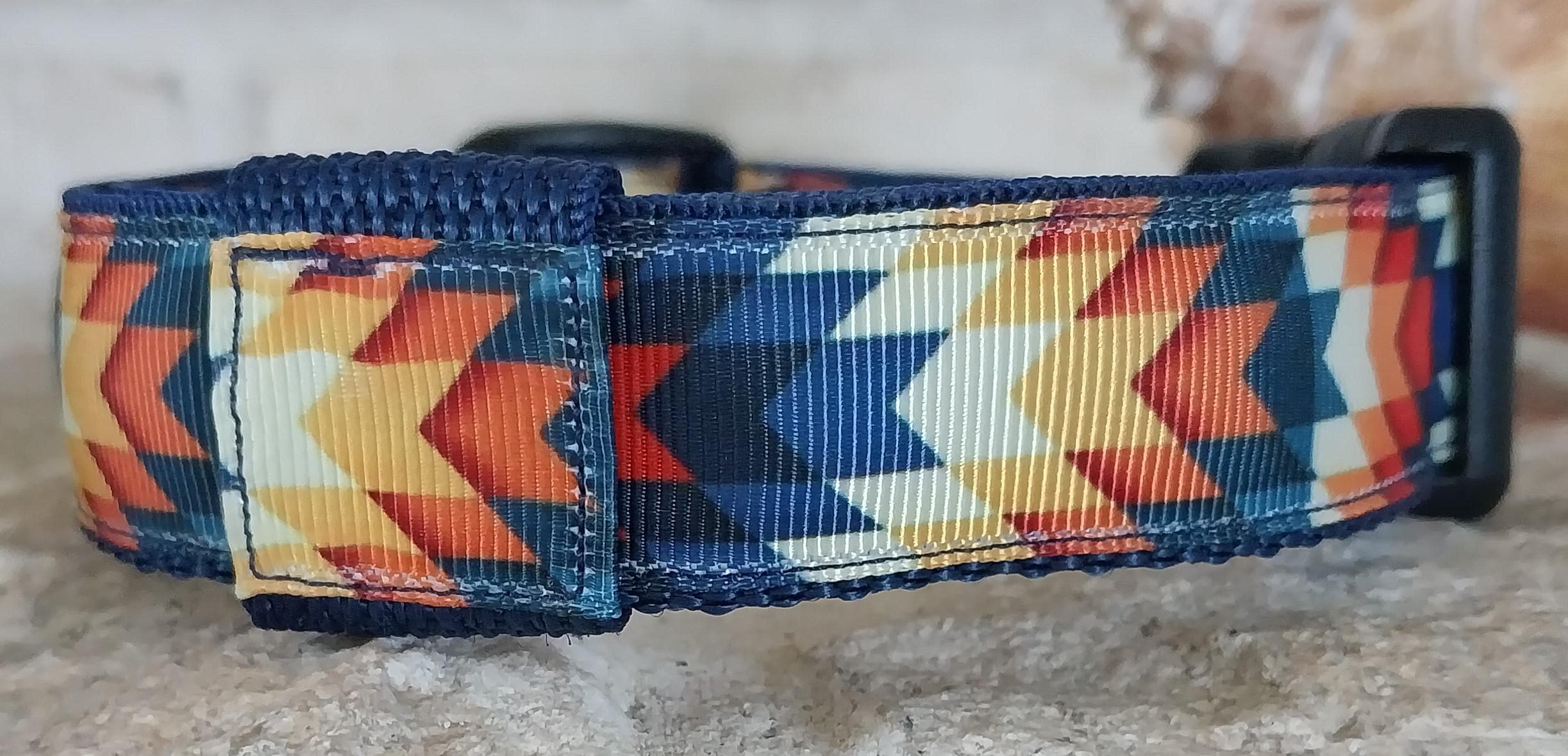 Classy Chevron With Rich Colors Design Pet Collars, Harnesses, Lanyards ...