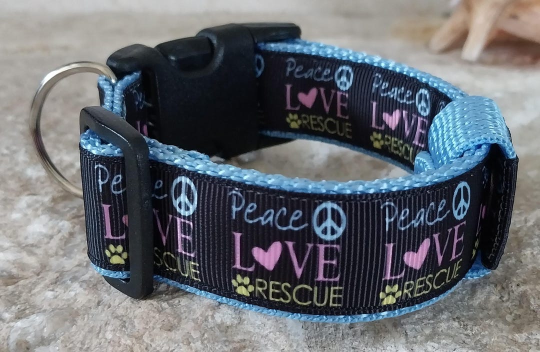 Peace Love Rescue Design Pet Collars, Harnesses, Lanyards & Leashes ...