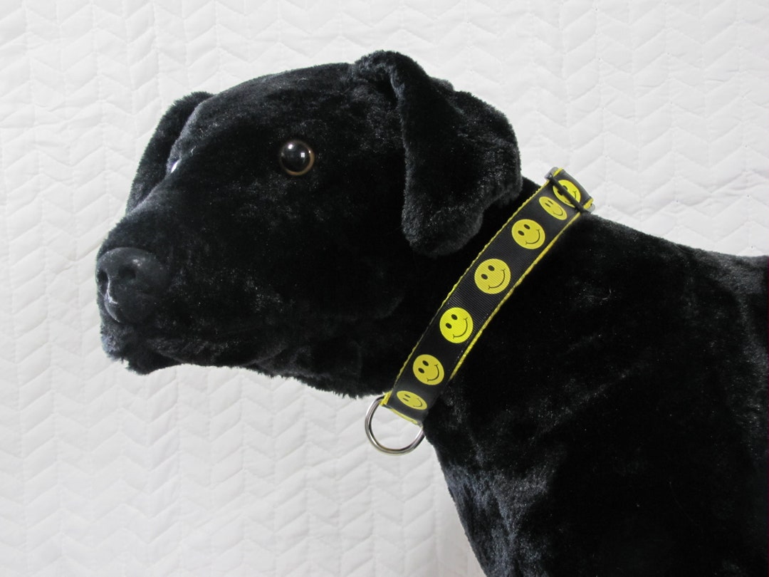 Smiley Face Design Pet Collars, Harnesses, and Leashes Made in USA - Etsy