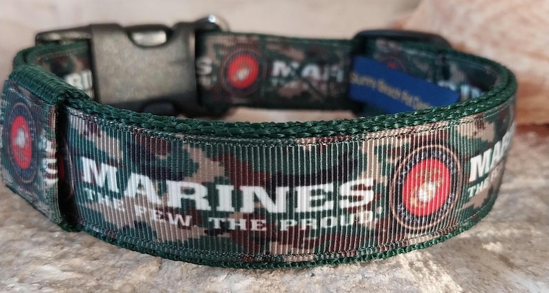United State Marine Corps Design Pet Collars, Harnesses, Lanyards and ...