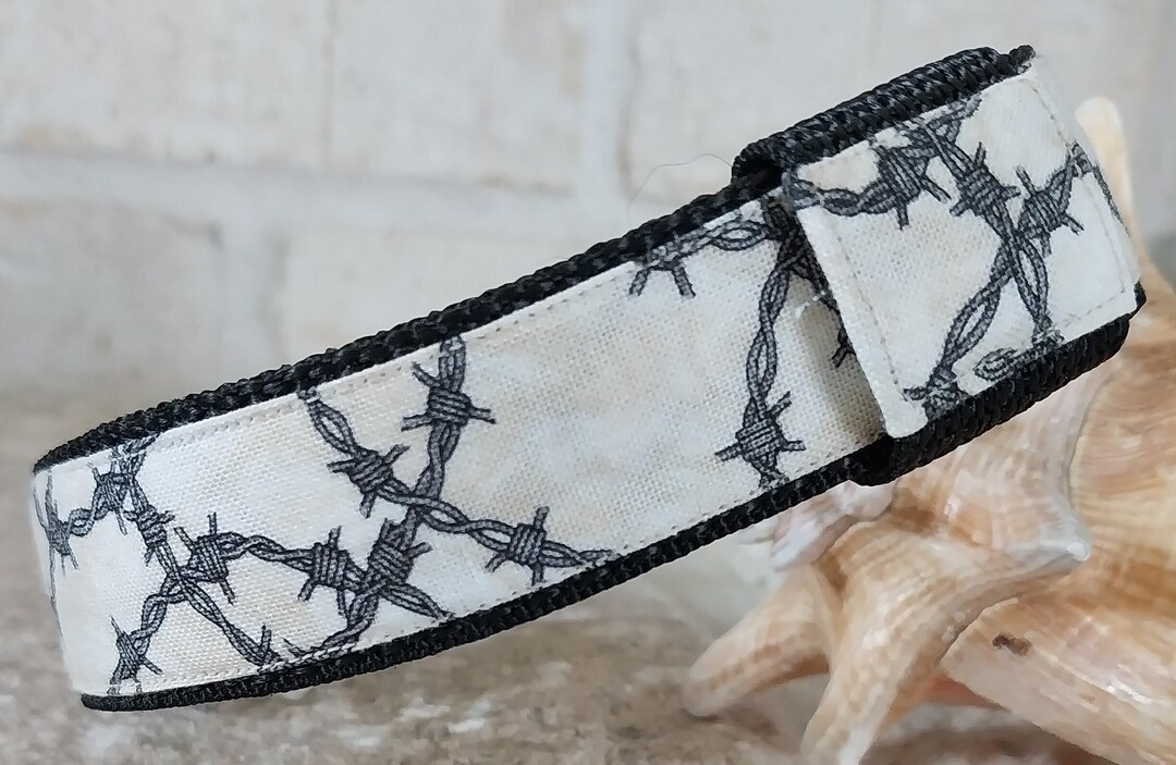 Barbed Wire Design Pet Collars, Harnesses, Lanyards & Leashes - Made in ...