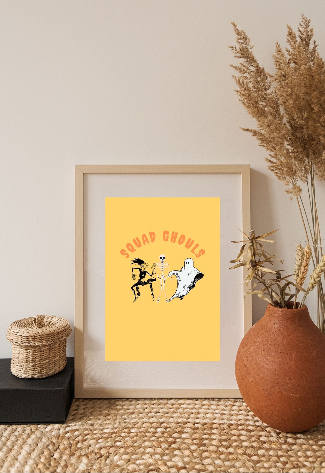 Squad Ghouls - Digital Download Printable | Halloween Decoration | Cute ...