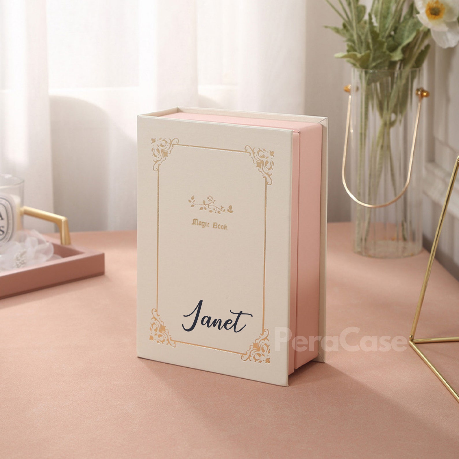 Personalized Jewelry Organizer Box Book Case Large Jewelry - Etsy