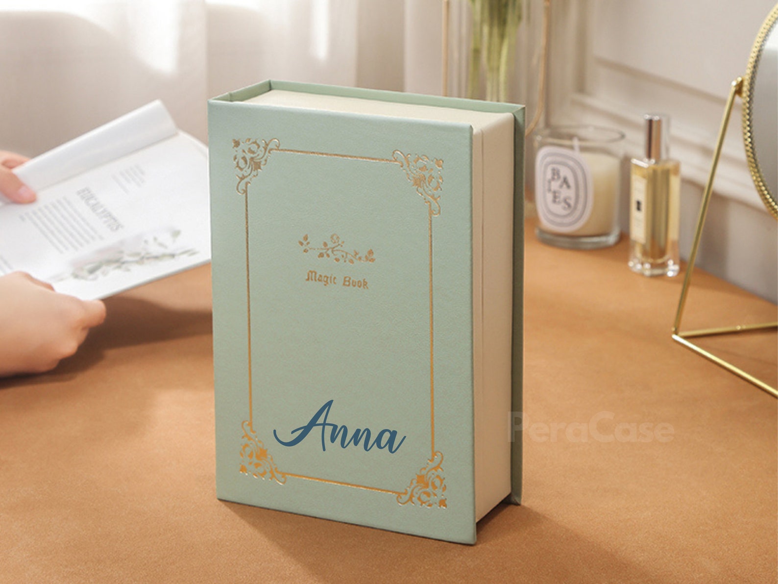 Personalized Jewelry Organizer Box Book Case Large Jewelry - Etsy