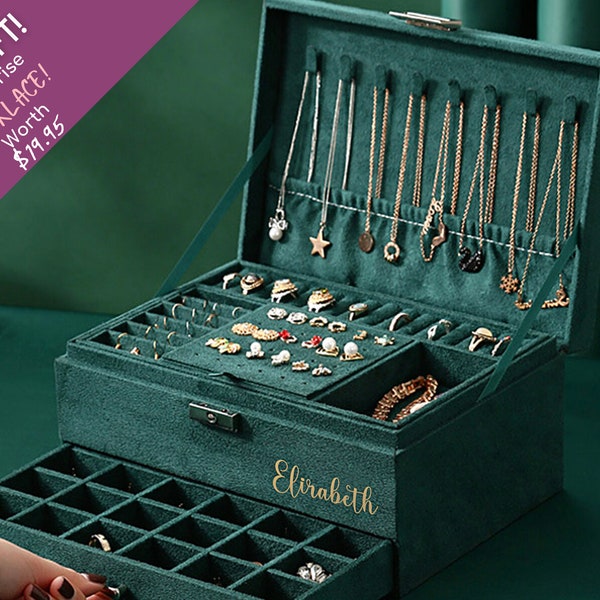 Large Jewelry Box Organizer - Etsy