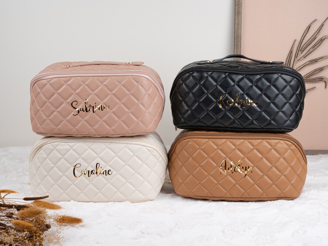 Personalized Makeup Bag, Customized Bridesmaid Gifts, Cosmetic Bag ...