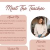 Meet the Teacher Digital Template Boho Rainbow - Etsy