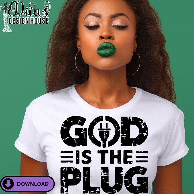 God is the Plug PNG | Christian Streetwear Design (digital Download) - Etsy