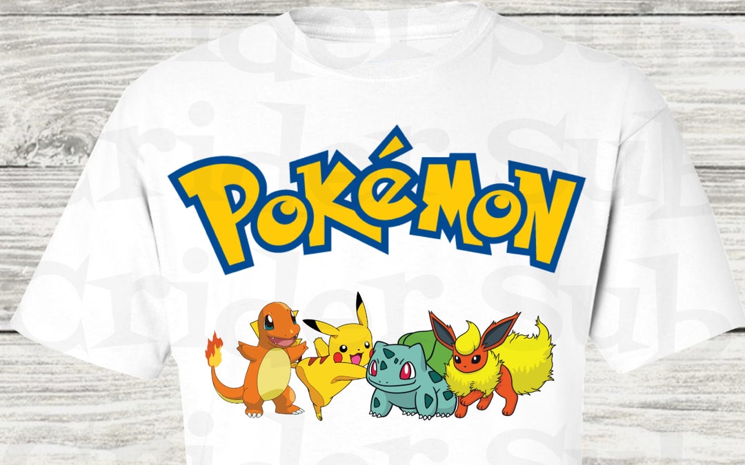 Pokemon Sublimation 1 PNG File Digital Download - Etsy Australia
