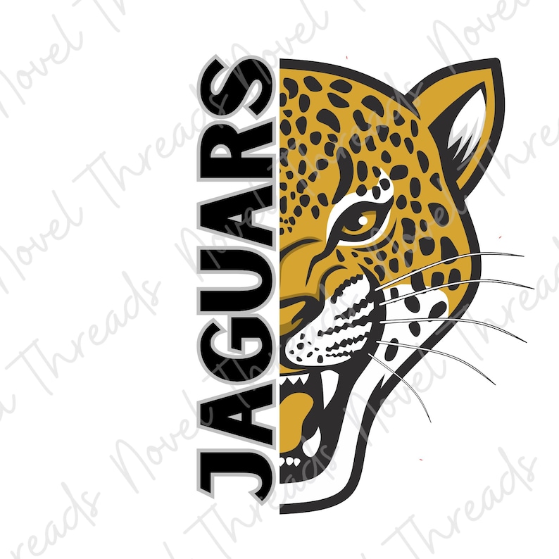 Jaguar Mascot Split Design PNG & JPG | School Spirit Sublimation ...