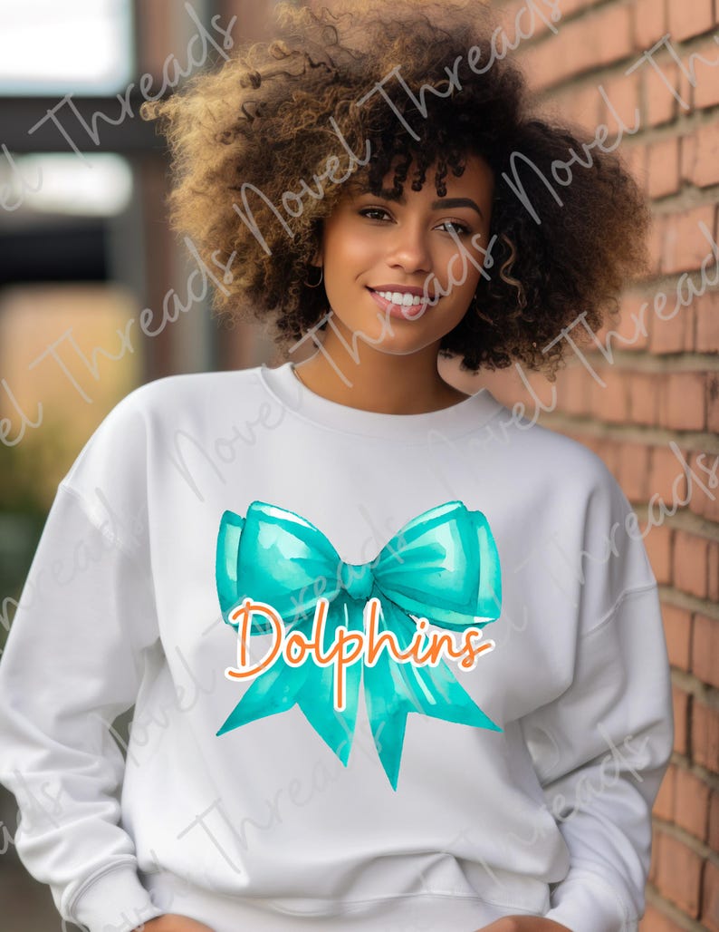 Lazo de los Miami Dolphins PNG JPG / Clipart de mascota linda ...