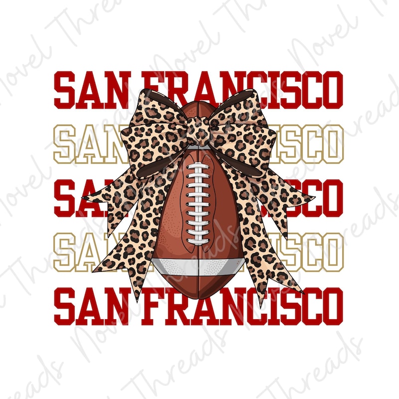 49ers Transfer Stickers - Etsy